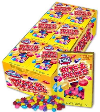 Dubble Bubble Bits & Pieces Bubble Gum - 24 / Box – Candy Favorites