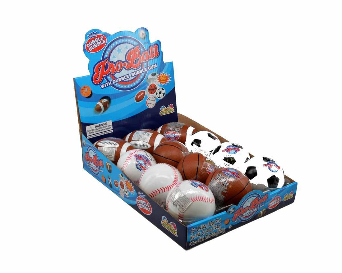 Dubble Bubble Pro-Ball Sports Balls - 12 / Case – Candy Favorites