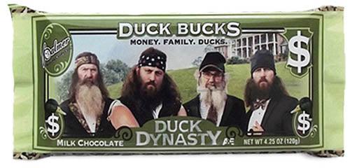 Duck Dynasty Milk Chocolate "Duck Bucks" Candy Bar - 12 / Box – Candy ...