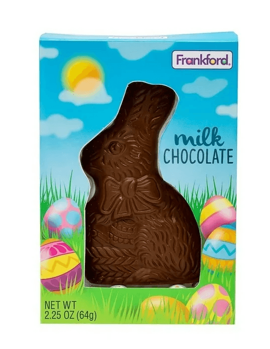 Easter Milk Chocolate Rabbit 2.25 oz.| Frankford - 18 / Box – Candy ...