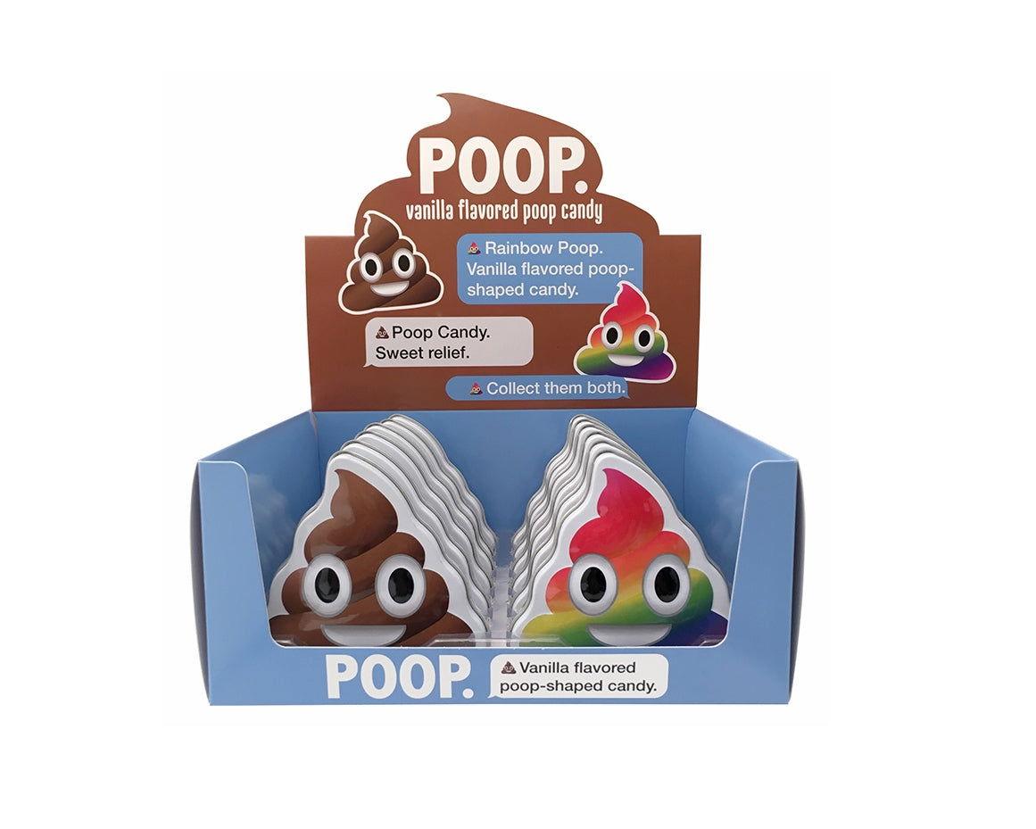 Emoticandy Poop Candy Tins | Vanilla Flavored Poop Candy - 12 / Box ...