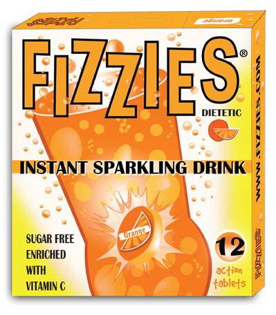 Fizzies Orange Drink Tablets - 6 / Box – Candy Favorites