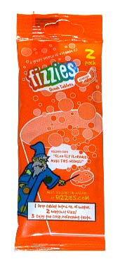 Fizzies Orange Drink Tablets Two Pack - 15 / Box – Candy Favorites
