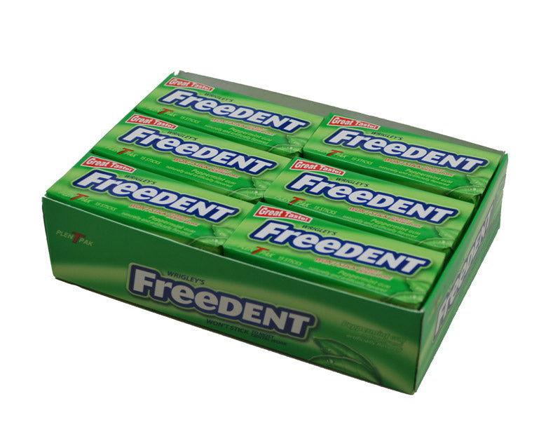 Wrigley's Freedent Peppermint Gum Plen T Pak - 12 / Box – Candy Favorites
