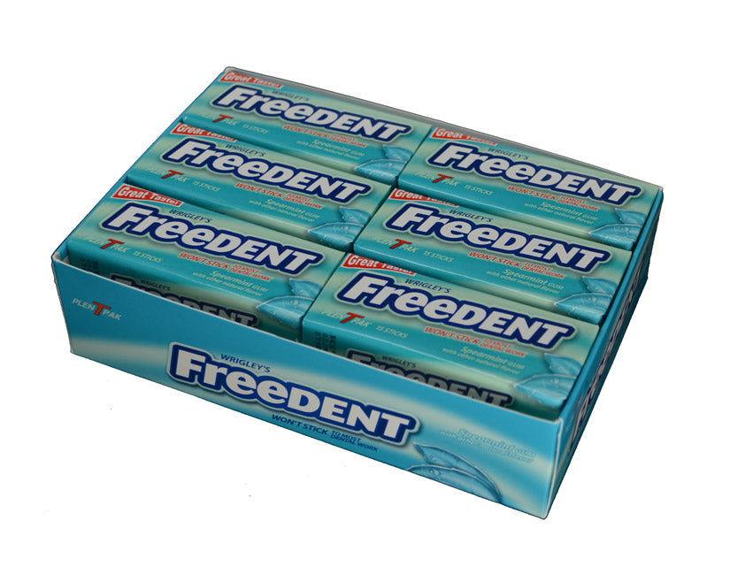 Wrigley's Freedent Spearmint Plen T Pak - 12 / Box – Candy Favorites
