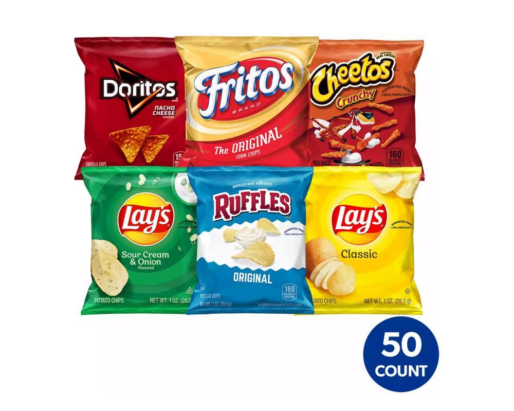 Frito Lay Variety Pack Snack Assortment – 50 / Case – Candy Favorites