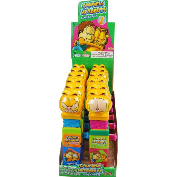 Kidsmania Garfield Headbutt Candy Lollipop - 12 / Box – Candy Favorites