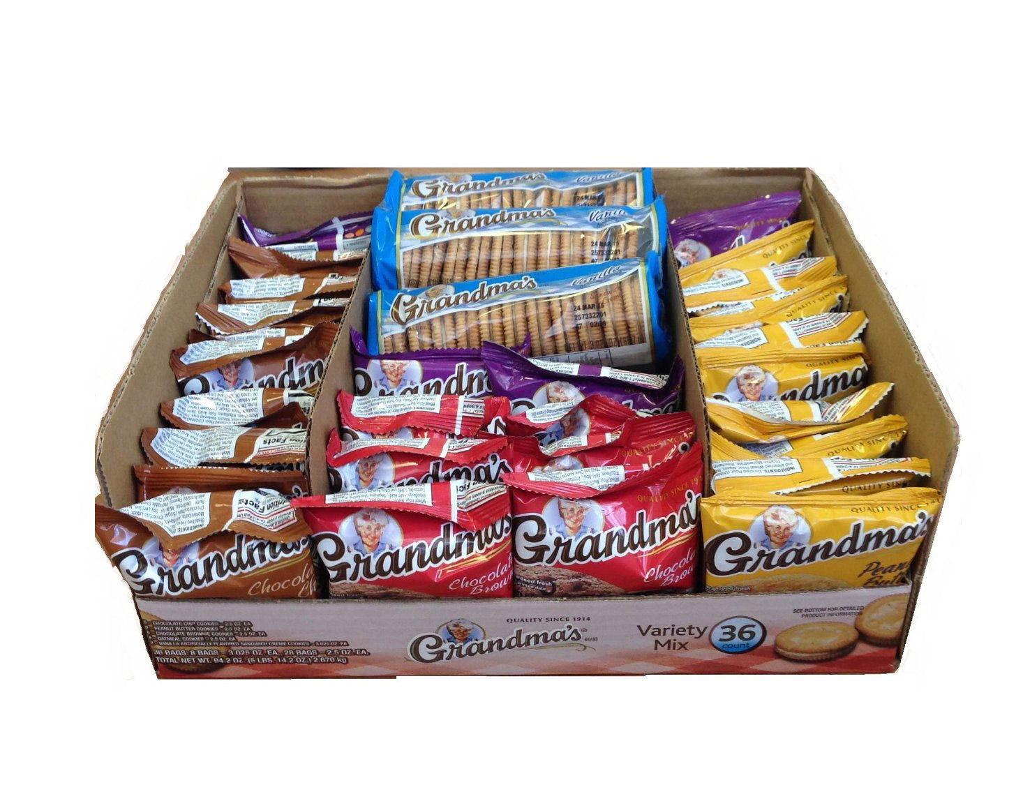 Grandma's Cookies Variety Mix - 36 / Box – Candy Favorites