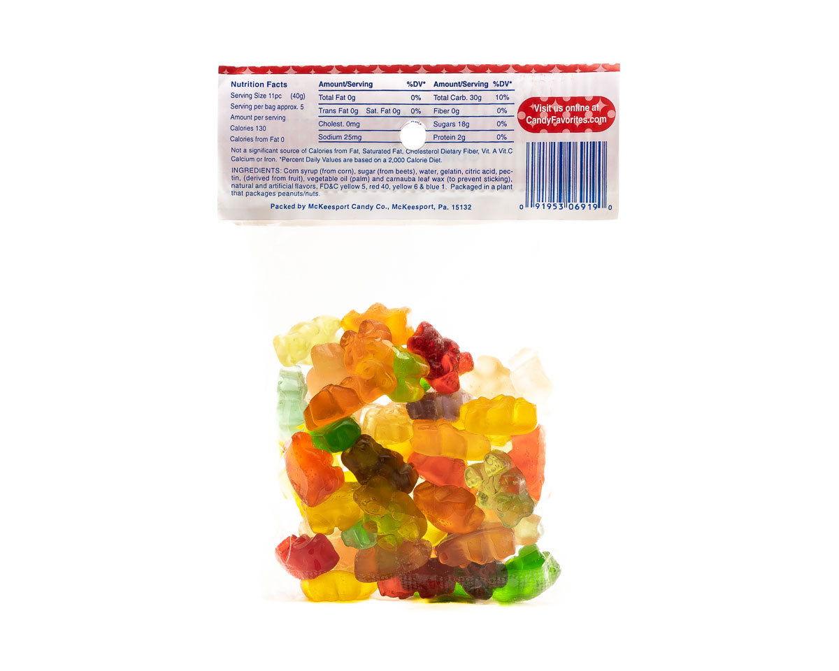 Gummi Bears 6.5 Ounce Peg Bags - 8 / Box – Candy Favorites