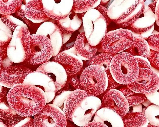 Gummi Cherry Rings 6.5 Ounce Peg Bags - 8 / Box – Candy Favorites
