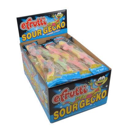 Efrutti Gummi Sour Gecko Gummi Candy - 40 / Box – Candy Favorites
