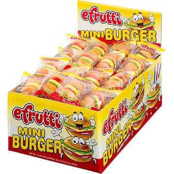 Efrutti Mini Burger Gummy Candy - 60 / Box – Candy Favorites