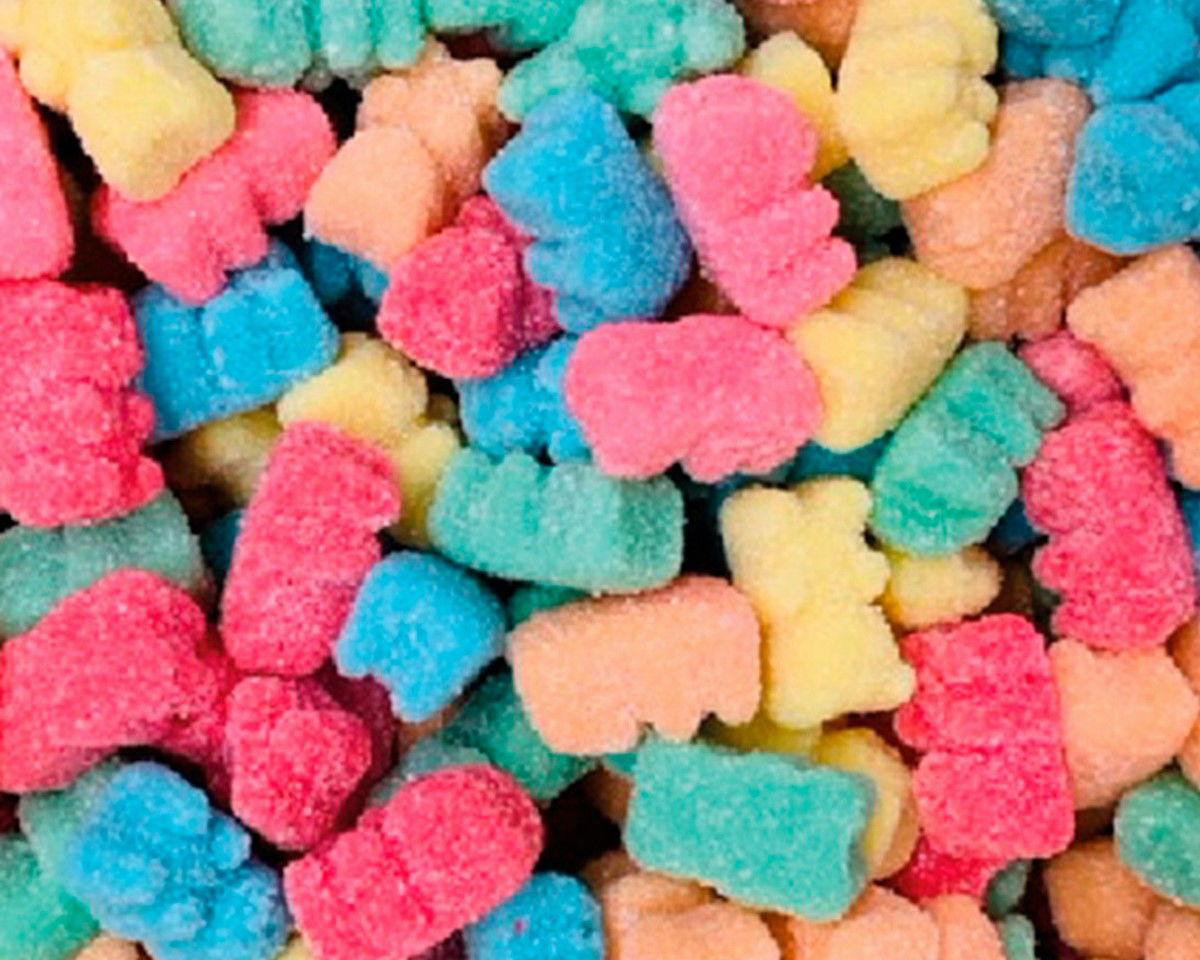 Gummi Neon Bears 8 oz. Flat Bags - 8 / Box – Candy Favorites