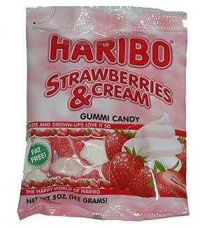 Haribo Gummi Strawberry and Cream Bags - 12 / Box – Candy Favorites