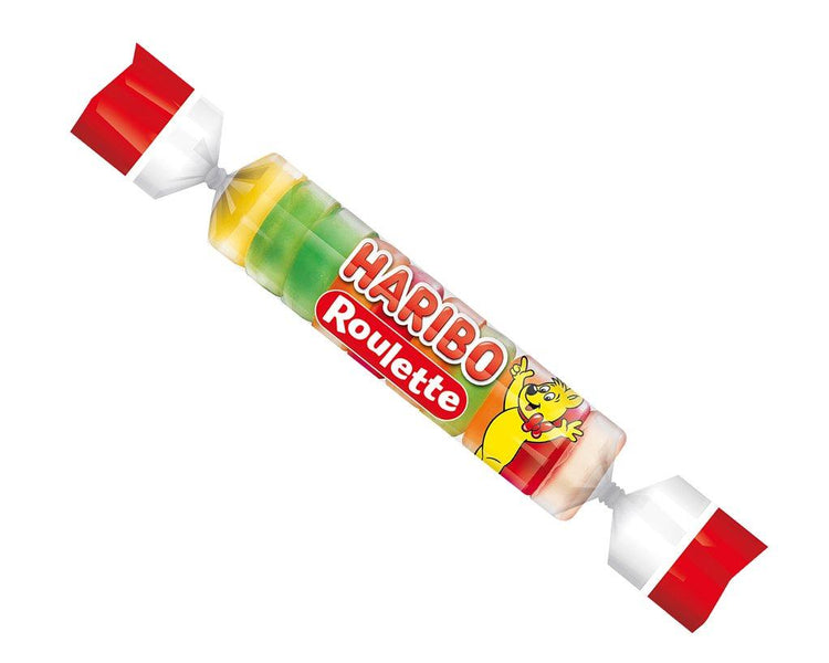Haribo Mega Roulette Gummi Candy Rolls - 24 / Box – Candy Favorites