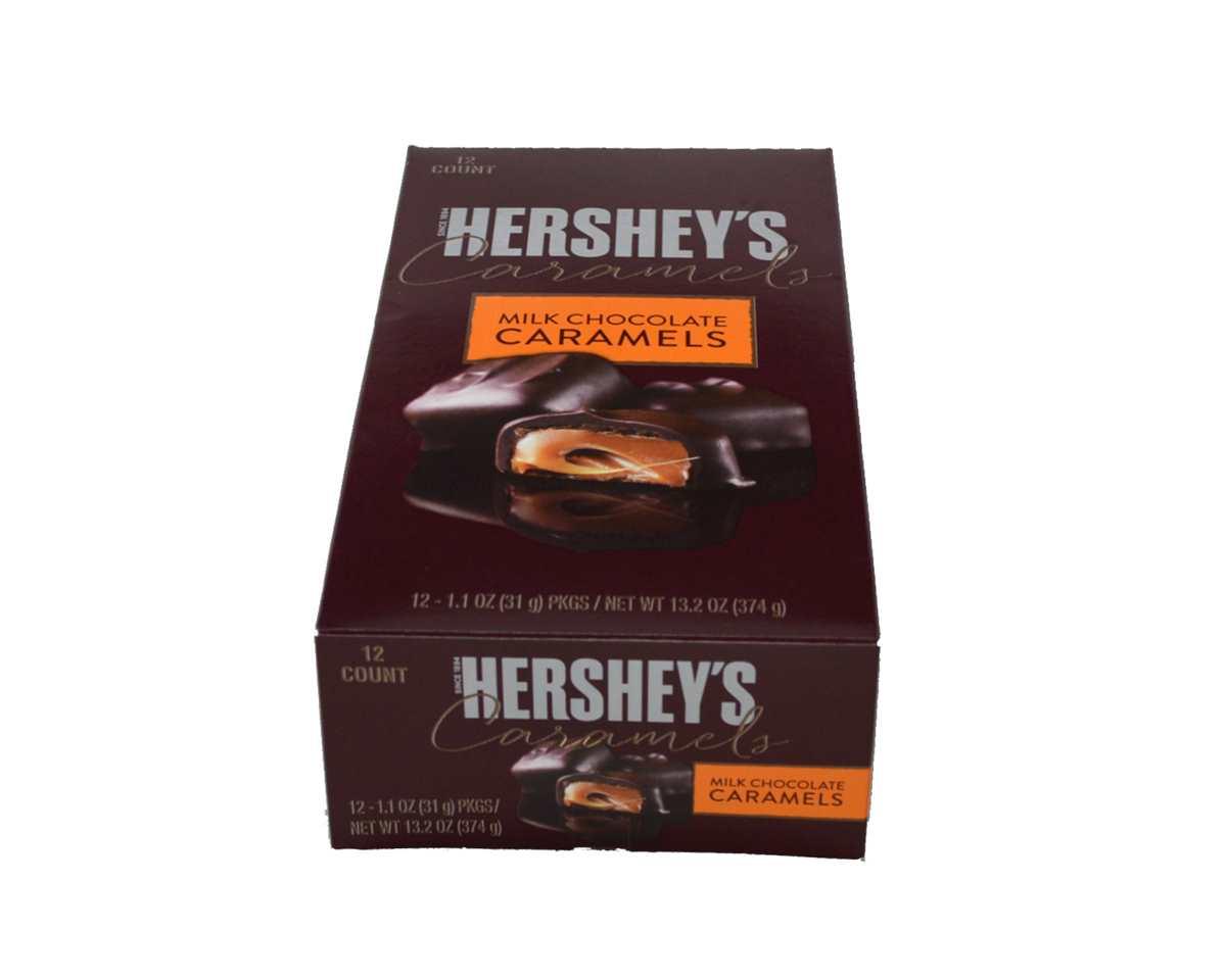 Hershey's Caramels Milk Chocolate Caramels - 12 / Box – Candy Favorites