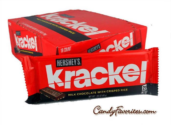 Hershey's Krackel Bars - 18 / Box – Candy Favorites