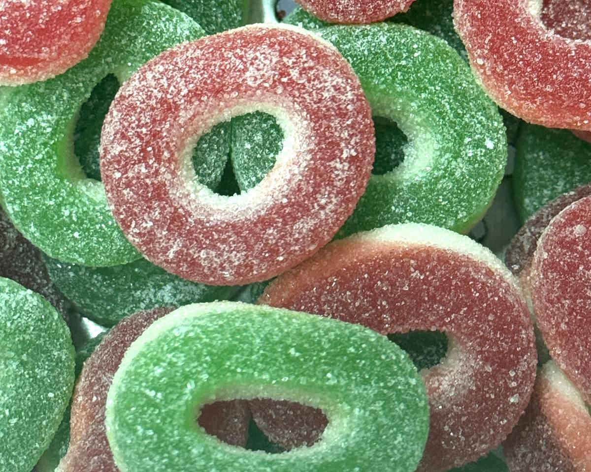 Holiday Gummi Rings | Apple & Watermelon - 5 lb. – Candy Favorites