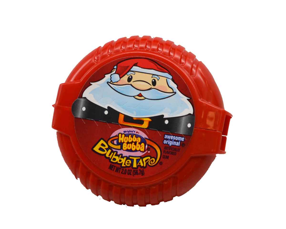 Hubba Bubba Awesome Original Christmas Bubble Tape Gum Rolls - 12 / Box ...