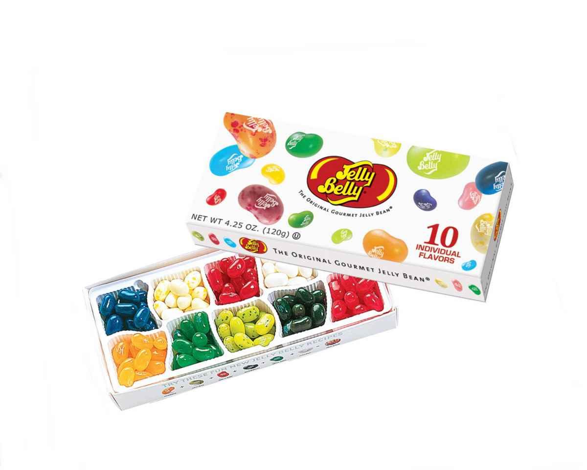 Jelly Belly Jelly Beans 10 Flavor Jelly Bean Gift Box - 3 / Case ...