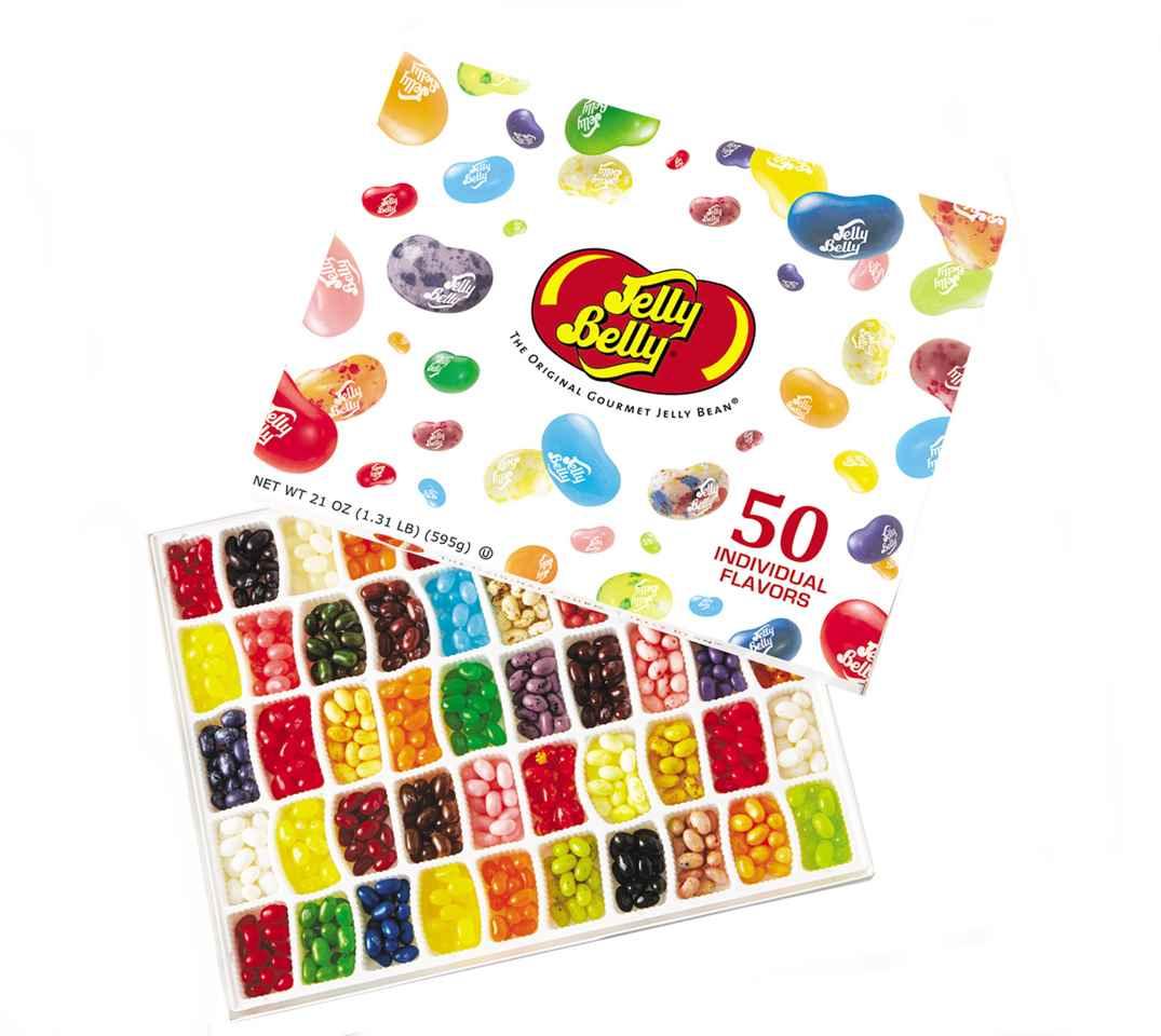 Jelly Belly 50 Flavor T Box 2 Box Candy Favorites
