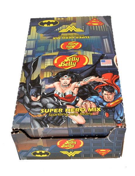Jelly Belly Super Hero Mix Sparkling Jelly Beans - 24 / Box – Candy ...