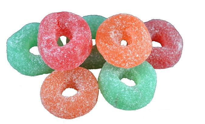 Jelly Rings 6.5 Ounce Peg Bags - 8 / Box – Candy Favorites