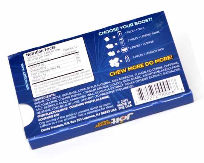 Jolt Icy Mint Energy Gum - 12 / Box – Candy Favorites