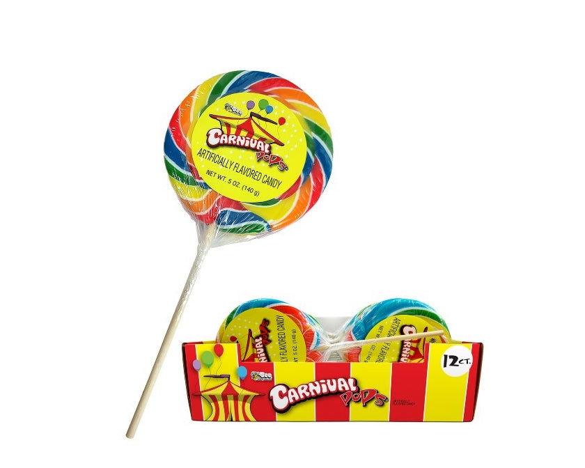 Jumbo Carnival Swirl Lollipops - 12 / Box – Candy Favorites