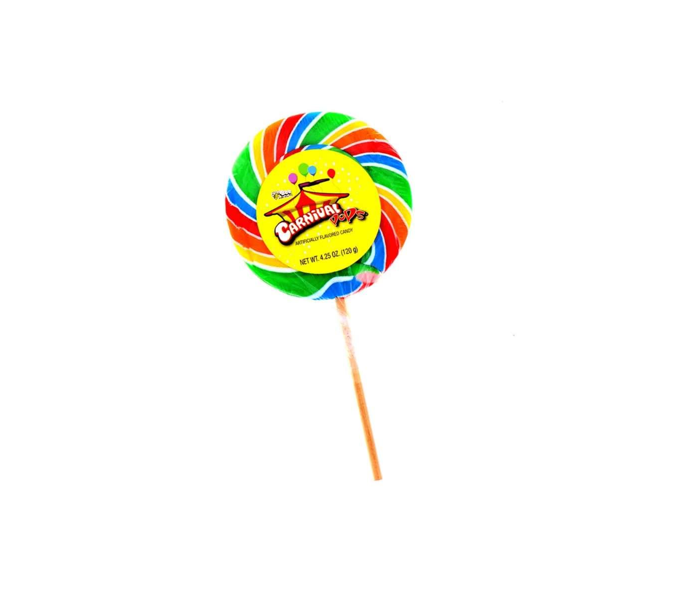 Jumbo Carnival Swirl Lollipops - 12 / Box – Candy Favorites