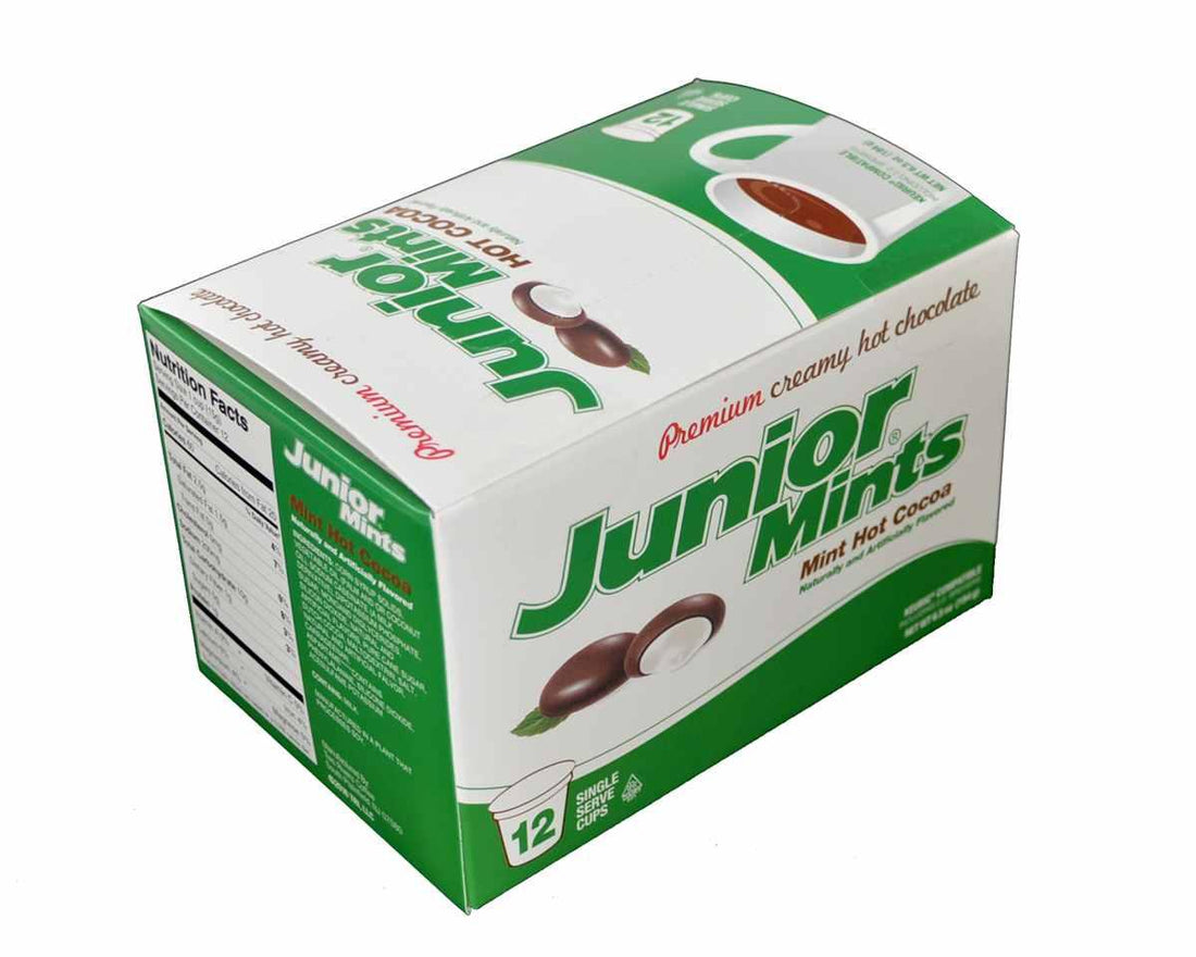 Junior Mints Hot Chocolate Single Serve Pods - 12 / Box – Candy Favorites