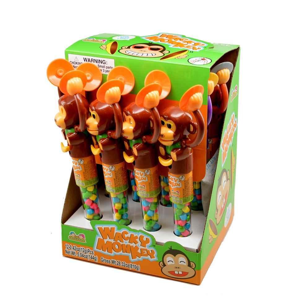 Kidsmania Wacky Monkey Lollipops - 12 / Box – Candy Favorites