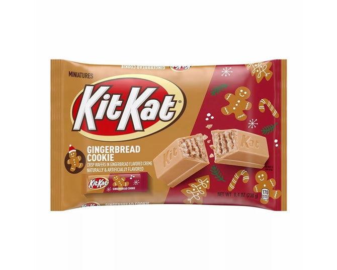 Kit Kat Gingerbread Cookie Miniatures 8.4 oz. Bags – 1 Unit – Candy ...