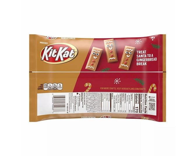 Kit Kat Gingerbread Cookie Miniatures 8.4 oz. Bags – 1 Unit – Candy ...