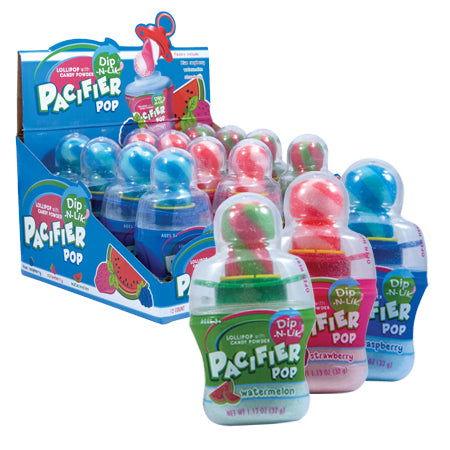 Dip N Lik Pacifier Pop - 12 / Box – Candy Favorites