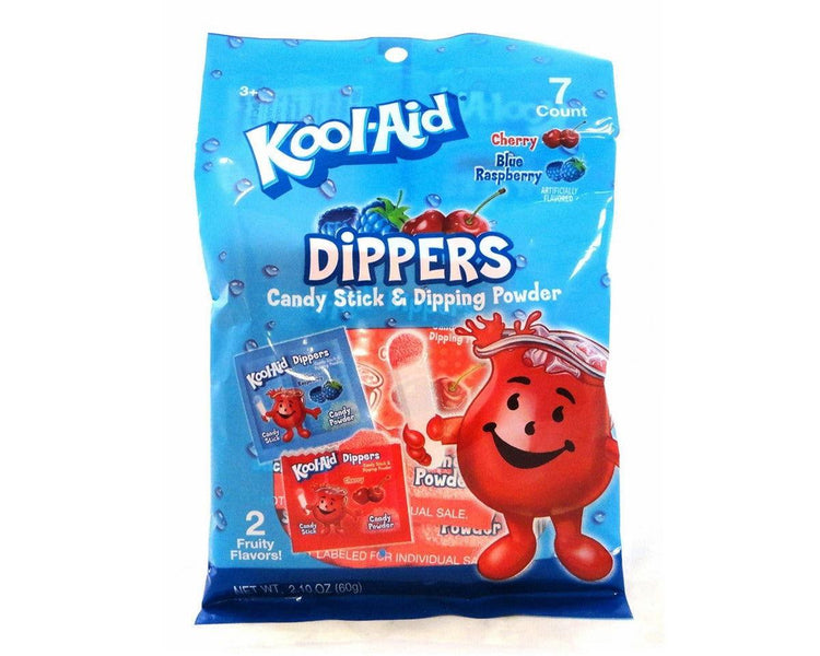 Kool-Aid Dippers Candy Stick and Dipping Powder – 12 / Box – Candy ...