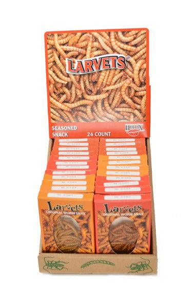 Larvets Assorted Worm Snacks - 24 / Box – Candy Favorites