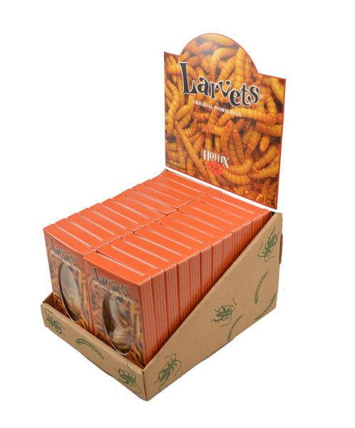 Larvets BBQ Worm Snacks - 24 / Box – Candy Favorites