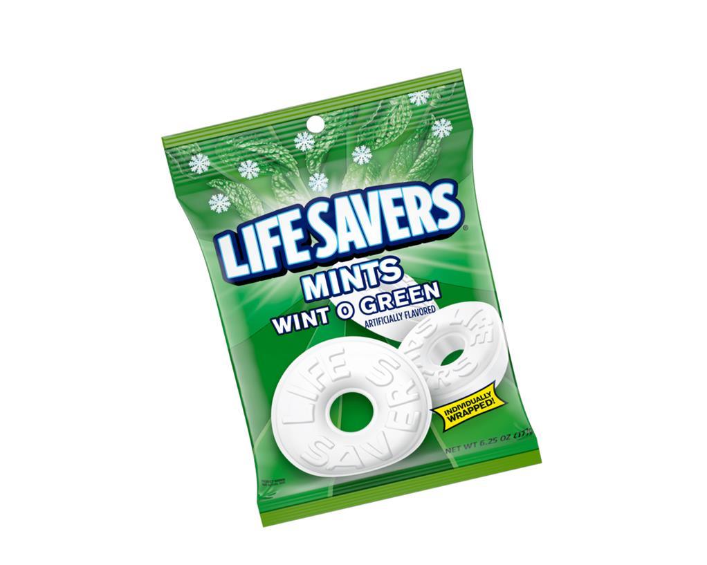 Lifesavers Wint-O-Green Mints 6.25 oz. Bags - 12 / Case – Candy Favorites