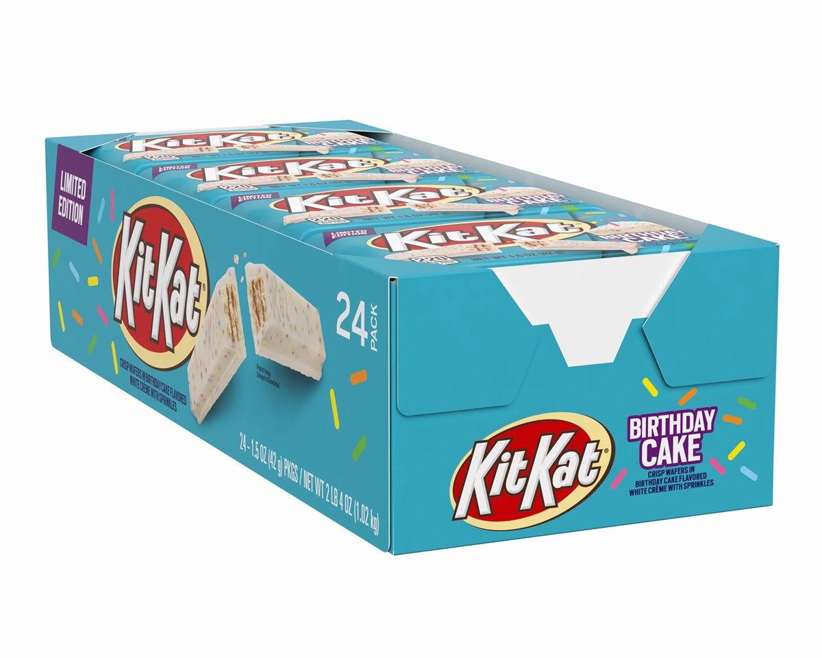 Limited Edition Kit Kat Birthday Cake with White Sprinkles 1.5 oz ...
