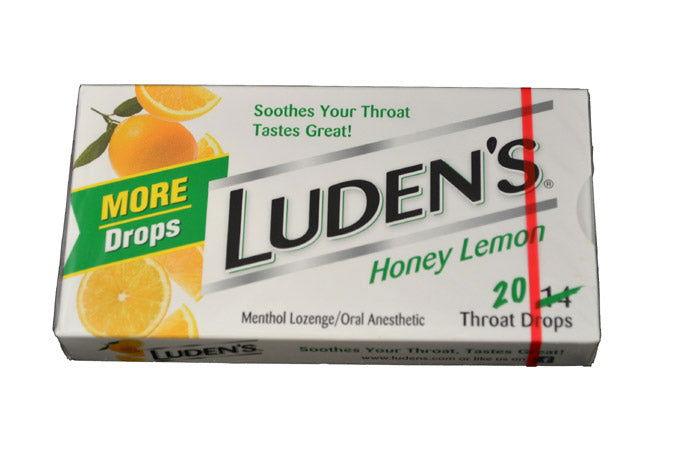 Ludens Honey Lemon Cough Drops - 20 / Box – Candy Favorites