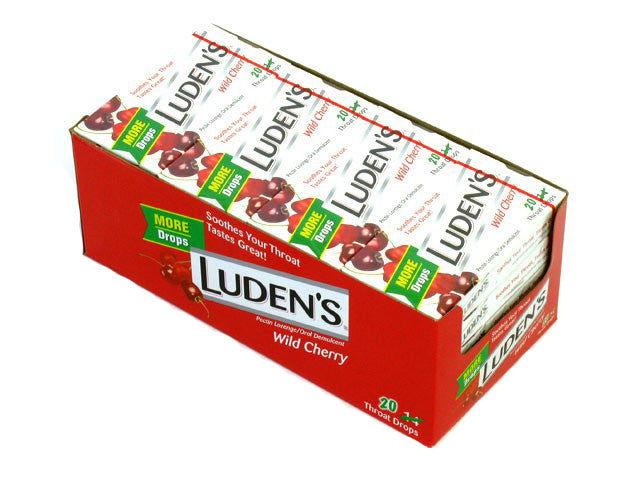 Ludens Wild Cherry Cough Drops - 20 / Box – Candy Favorites