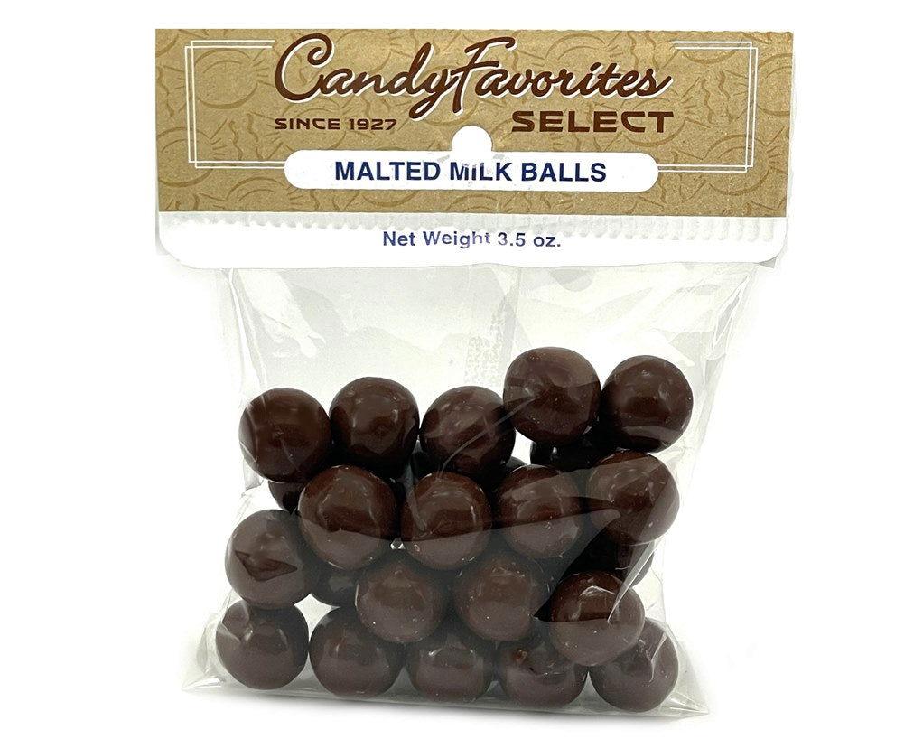 Malted Milk Balls "Select Label" 3.5 oz. Peg Bags - 8 / Box ...
