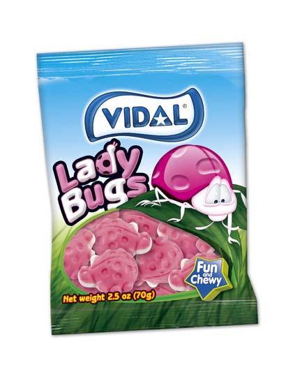 Marshmallow Lady Bugs 2.5 Ounce Bags - 14 / Case – Candy Favorites