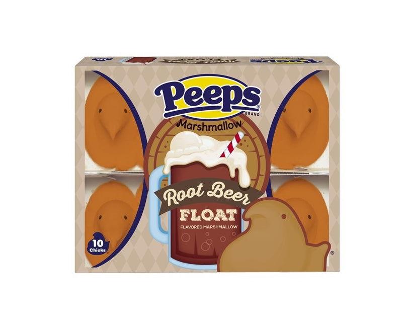 Marshmallow Peeps Root Beer Float Chicks 10 Count Trays - 6 / Box ...
