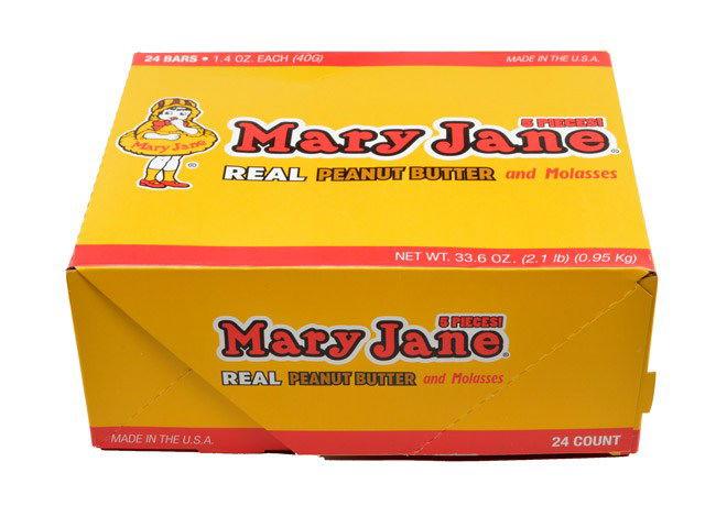Mary Jane Candy Bar | 1.4 oz Bars - 24 / Box – Candy Favorites