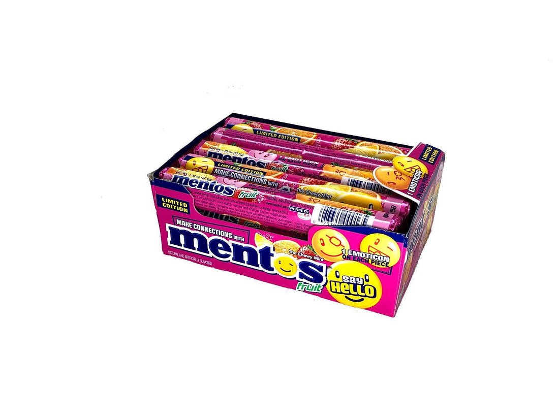 Mentos "Say Hello" Fruit Chews | Limited Edition | 1.32 oz. - 15 / Box ...