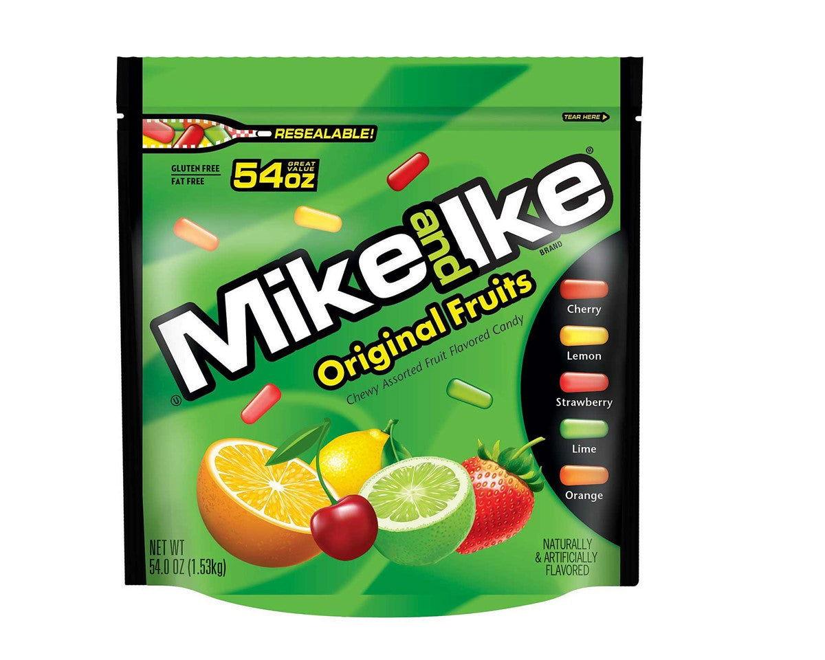 Mike and Ike Original Fruits Assorted Fruit Flavored Candy 54 oz. Bag ...