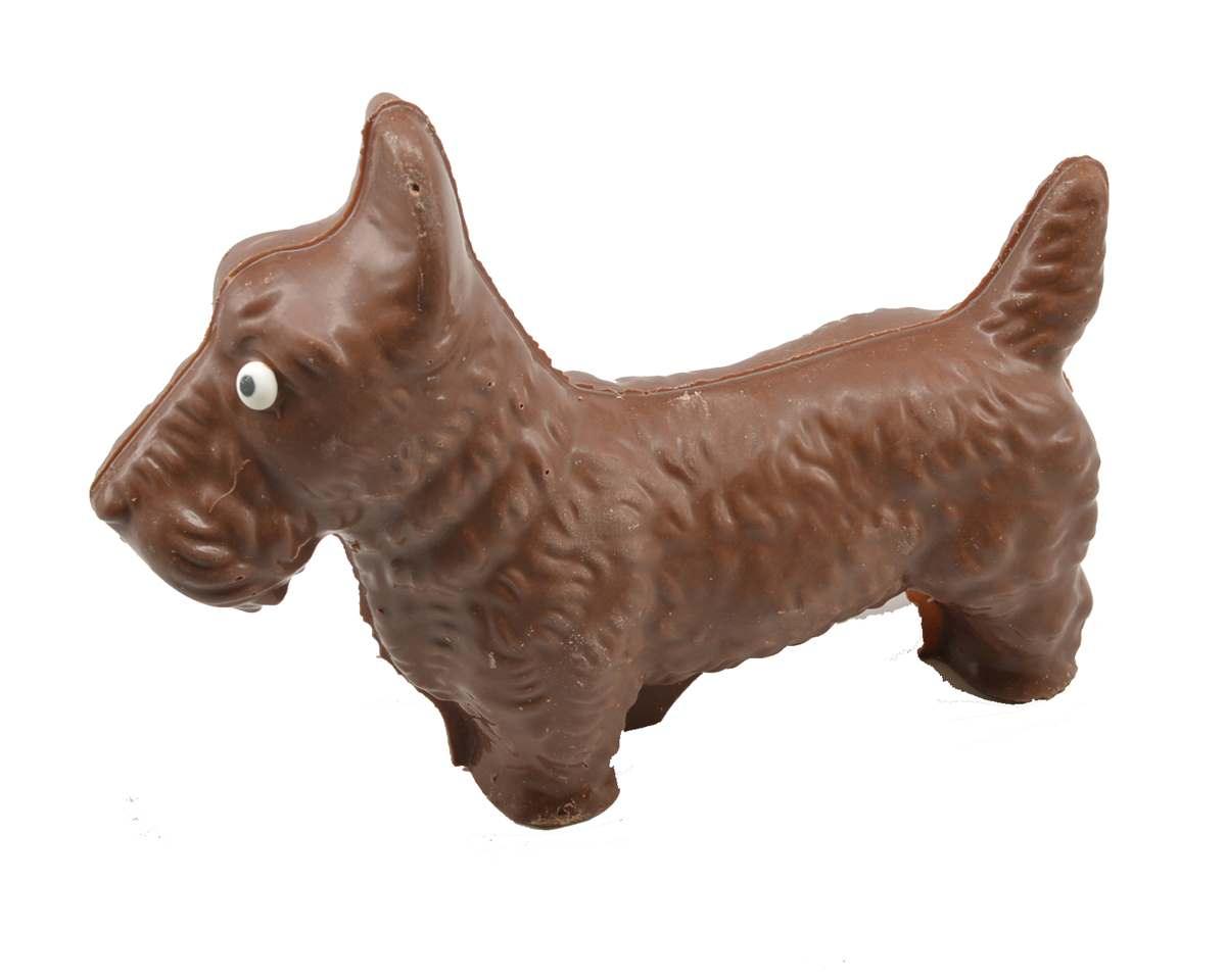 Solid Milk Chocolate Scottie Dog | 1 Pound, 7 oz. - 1 Unit – Candy ...