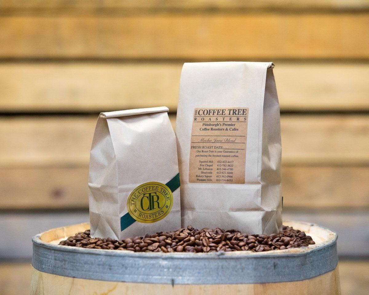 Mocha Java Blend Gourmet Coffee| Coffee Tree Roasters - 1 lb. – Candy ...
